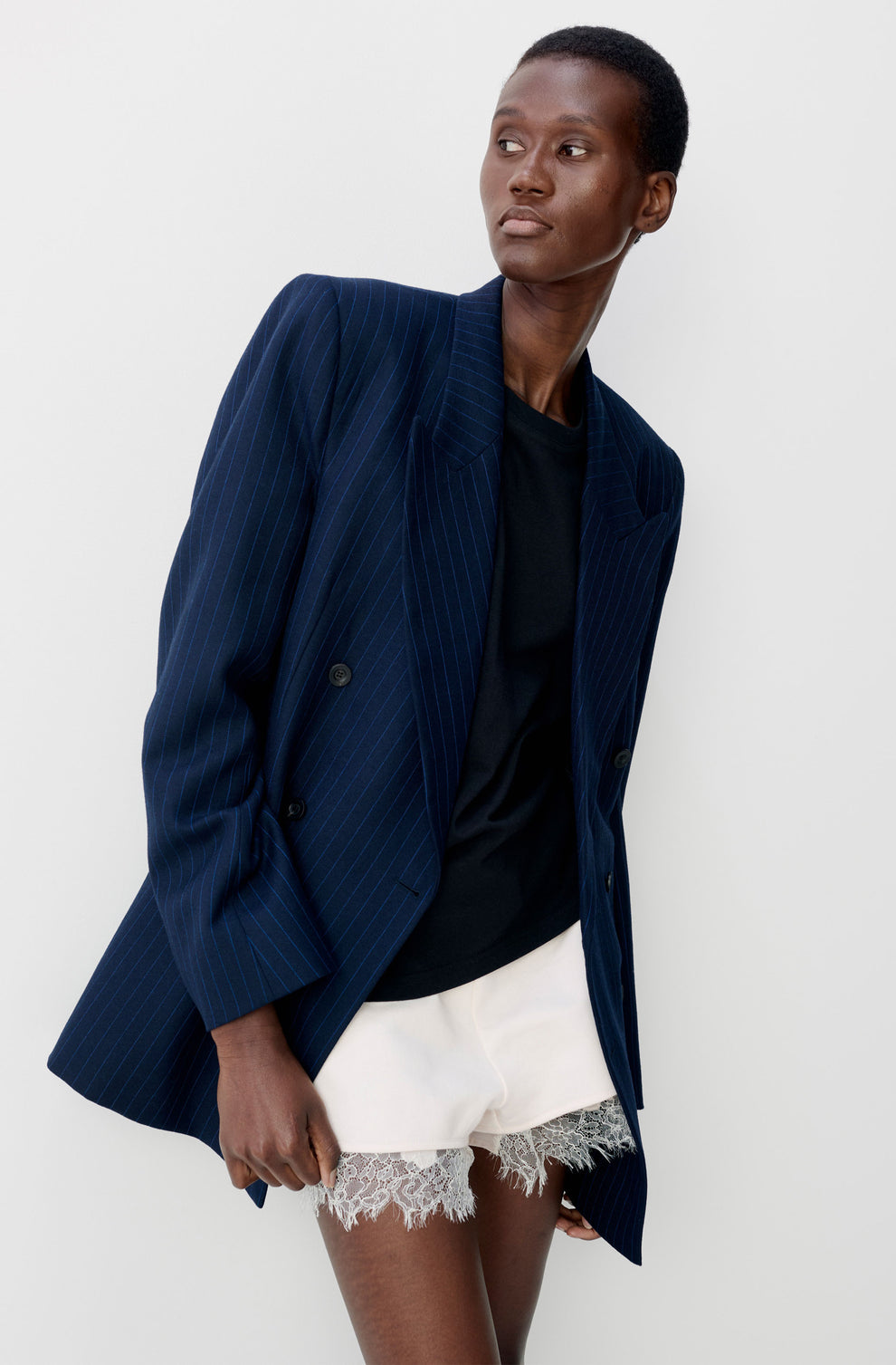 The Dean Pinstripe Suit Jacket – Alex Eagle Studio