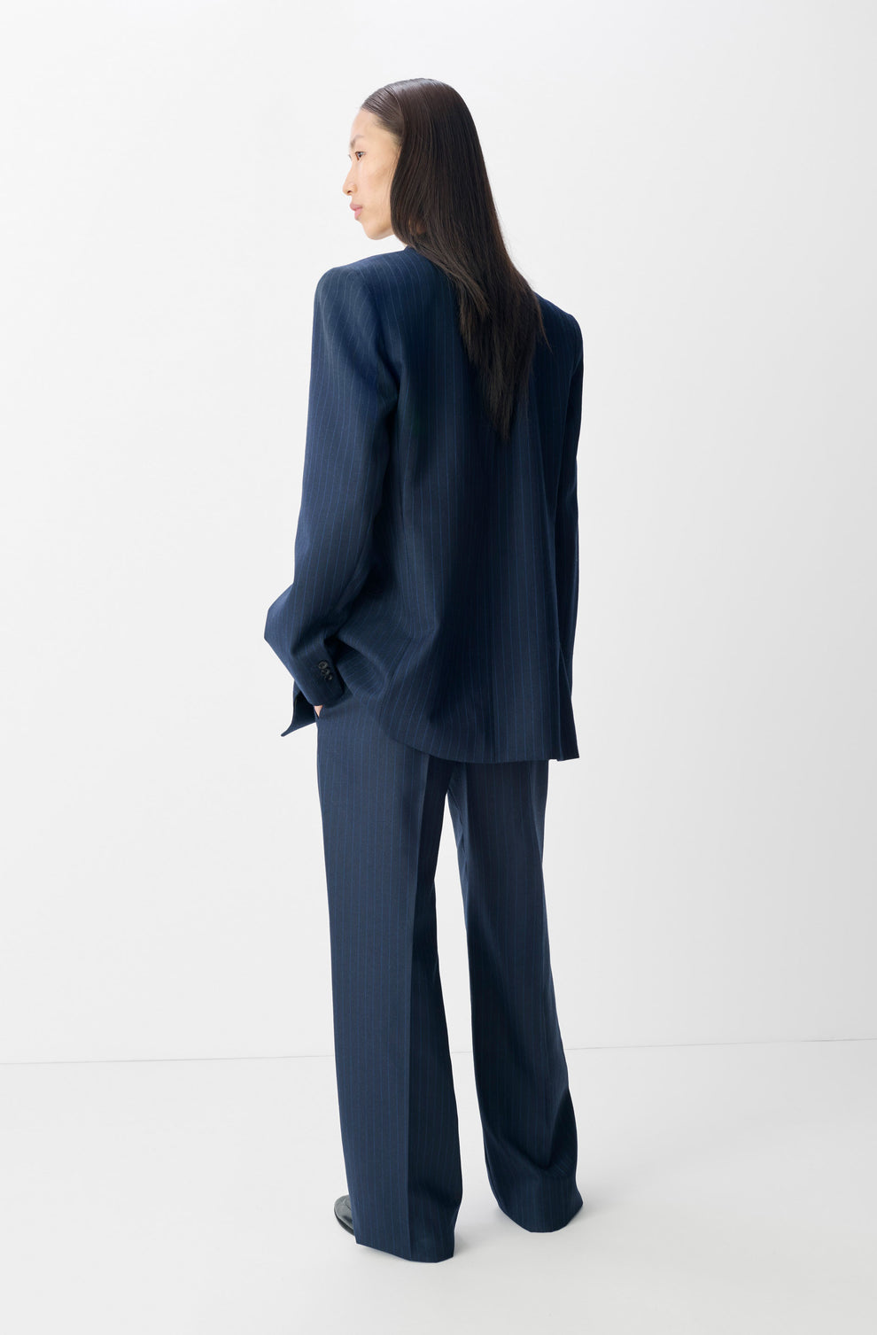 The Dean Pinstripe Suit Jacket – Alex Eagle Studio