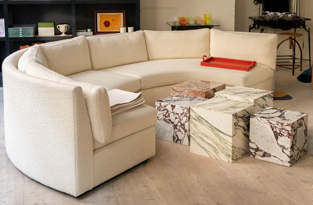 Eagle & Hodges Curved Sofa – Alex Eagle Studio