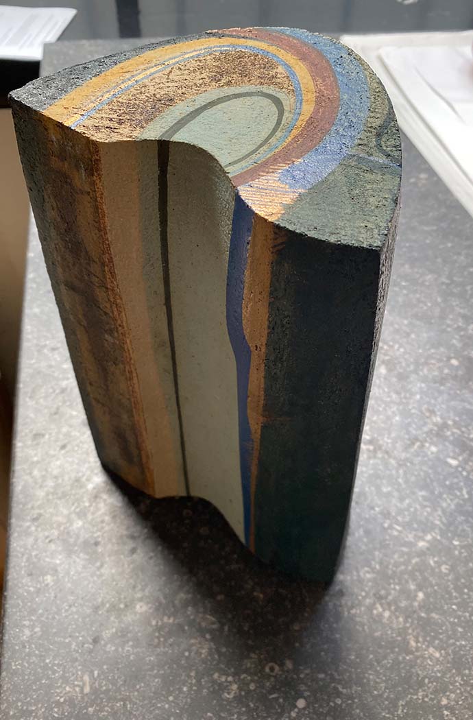 Stoneware Painted Sculpture – Alex Eagle Studio